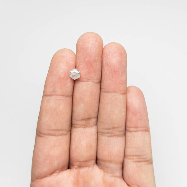 1.20ct 6.41x5.64x4.25mm Hexagon Step Cut 🇨🇦 23221-01 - Misfit Diamonds