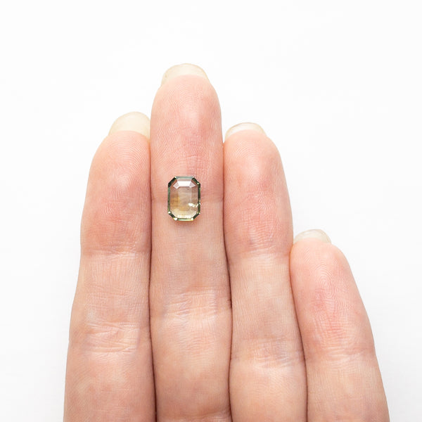 1.74ct 8.08x6.00x2.64mm Cut Corner Rectangle Portrait Cut Sapphire 234 ...