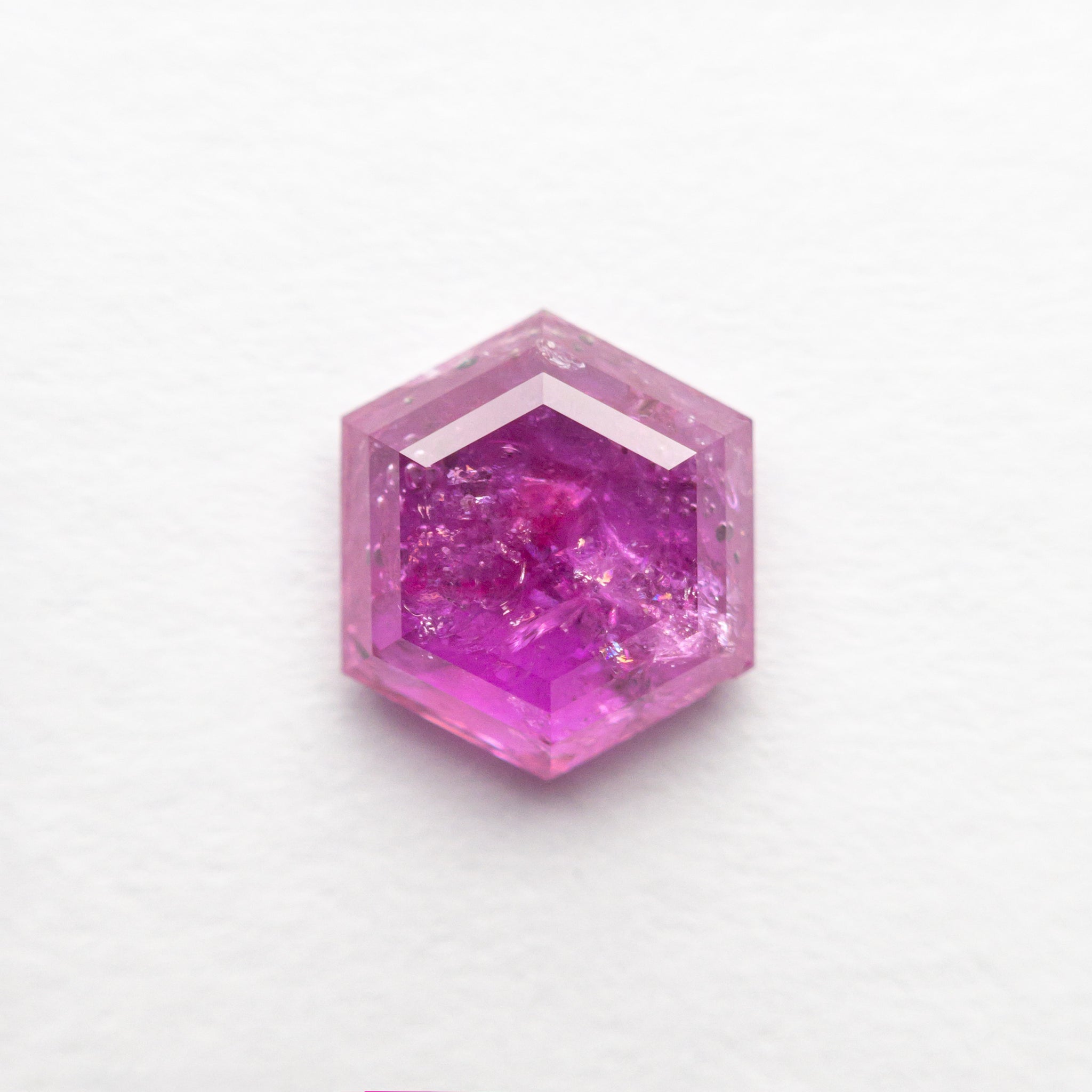 1.65ct 7.43x6.53x2.94mm Hexagon Portrait Cut Sapphire 23709-06 - Misfit ...