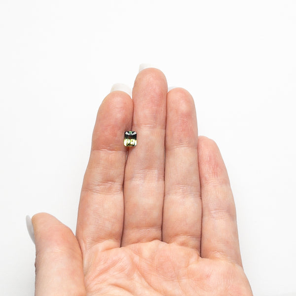 0.95ct 5.80x4.77x3.20mm Cut Corner Rectangle Brilliant Sapphire 23805- - Misfit Diamonds