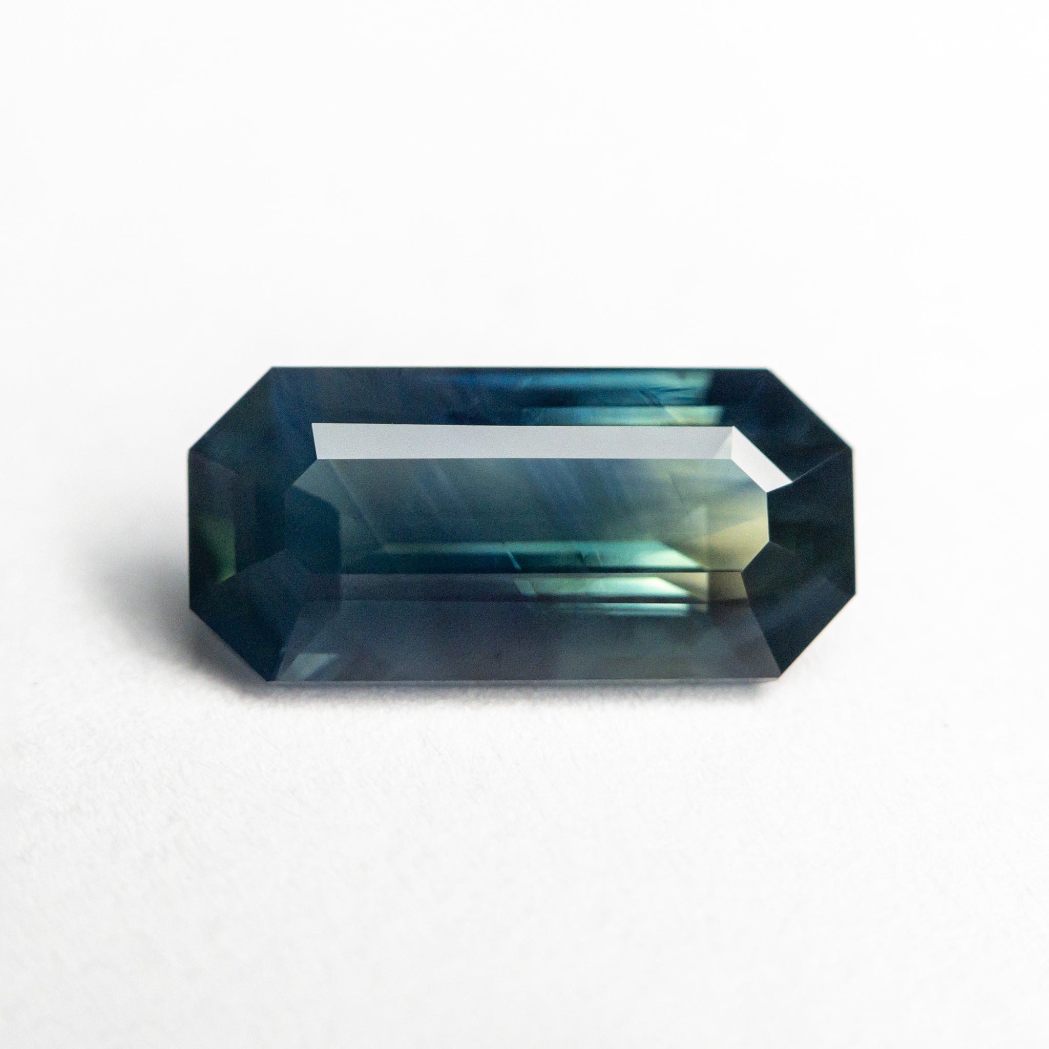 2.01ct 10.80x5.16x3.50mm Cut Corner Rectangle Step Cut Sapphire 23817 ...