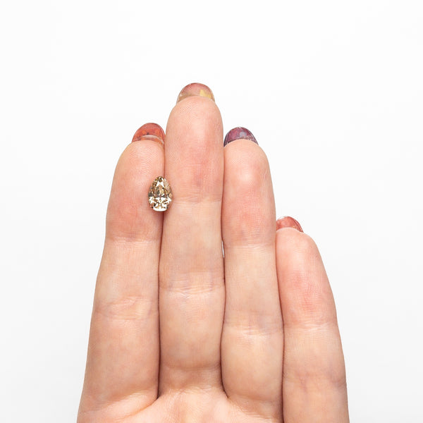 1.24ct 8.08x5.77x3.82mm SI1 C4 Modern Antique Pear Brilliant 🇨🇦 25508- - Misfit Diamonds