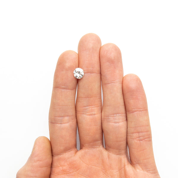 1.37ct 7.36x6.99x4.06mm GIA I2 H Antique Old European Cut 26172-01 - Misfit Diamonds