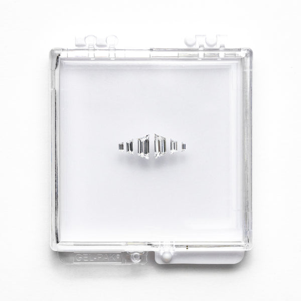 0.79cttw 6pc VVS/VS E-F Trapezoid Step Cut Layout 26749-01 - Misfit ...