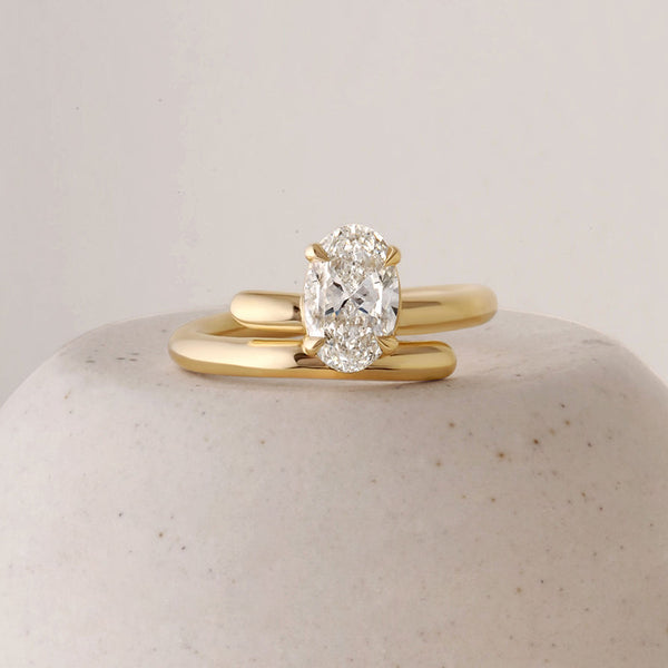 ATTIC | Barrel Ring 1.51ct Oval Brilliant 🇨🇦 - Misfit Diamonds