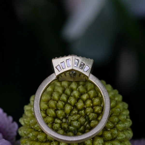 1.04ct Round Brilliant Bohemi | Chrysos Engagement Ring - Misfit Diamonds