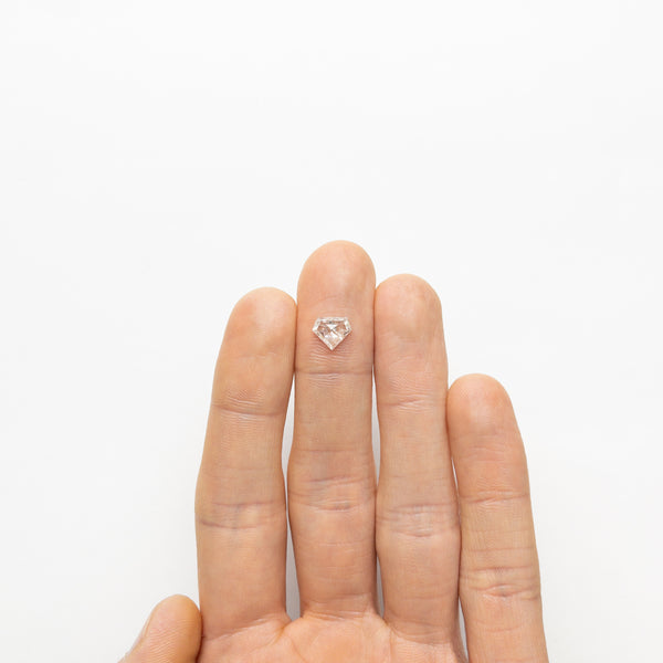 1.16ct 8.36x6.99x3.07mm Shield Rosecut 19617-07 - Misfit Diamonds