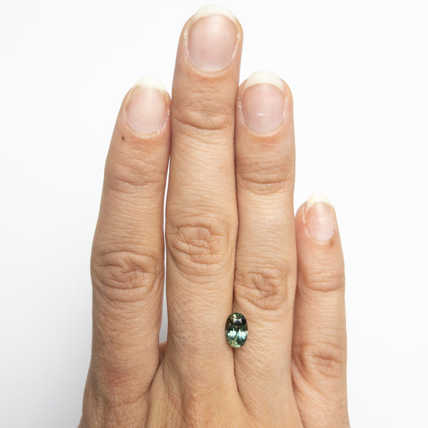 1.24ct 7.86x5.27x3.66mm Oval Brilliant Sapphire 19693-01 - Misfit Diamonds