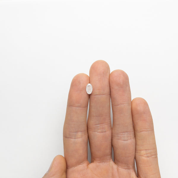 1.01ct 8.41x5.06x2.95mm GIA Fancy White Oval Brilliant 20943-01 ...