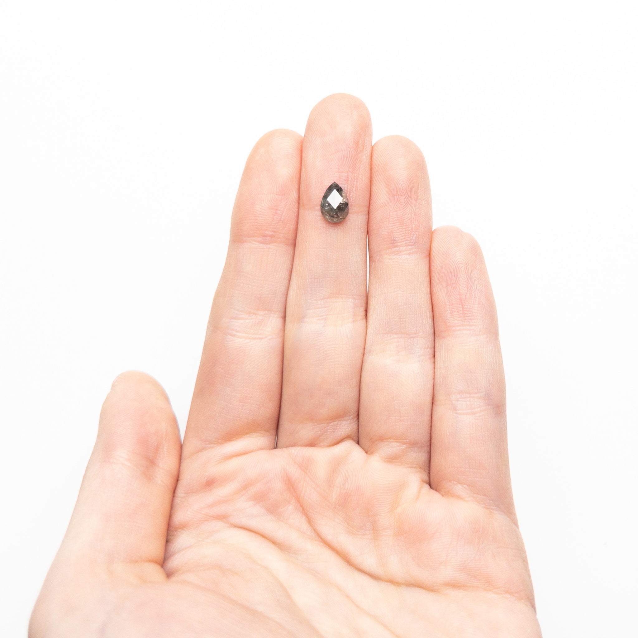 1.11ct 7.77x5.43x3.08mm Pear Rosecut 22337-11 - Misfit Diamonds